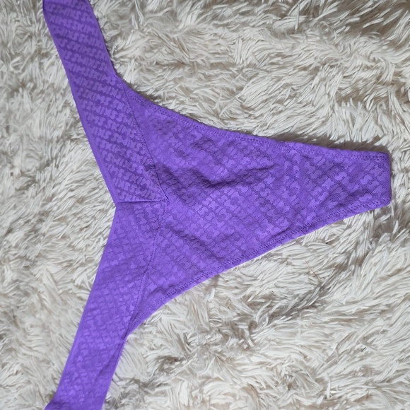 SKIMS | Intimates & Sleepwear | Skims Logo Mesh Thong Nwt Neon Violet ...